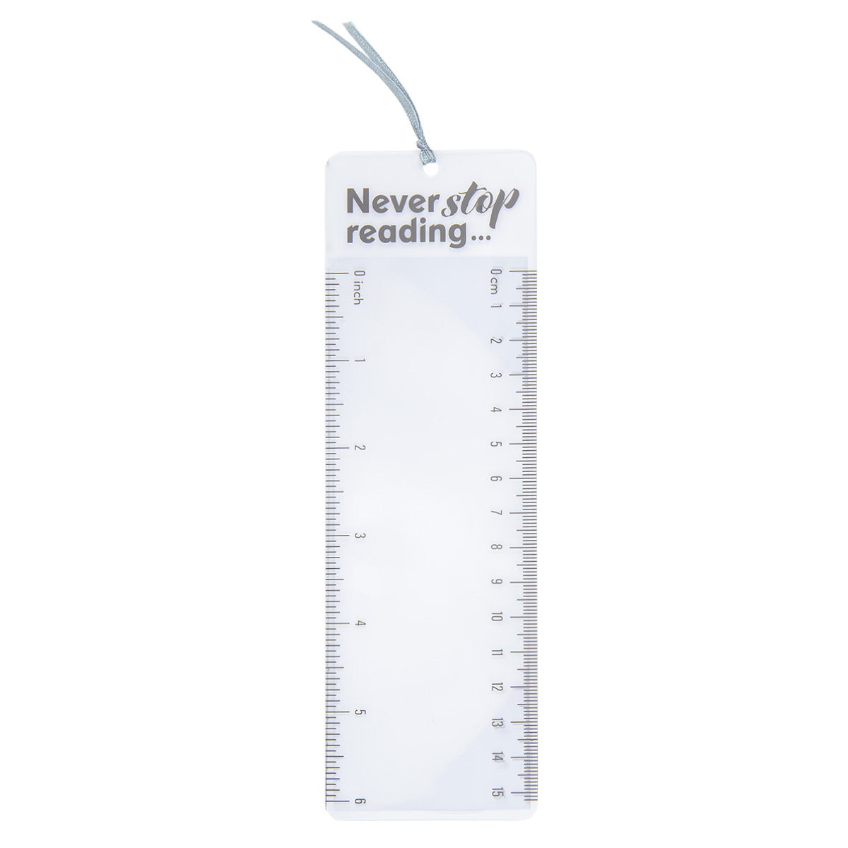 Never Stop Reading Magnifying Bookmark – CUM Books