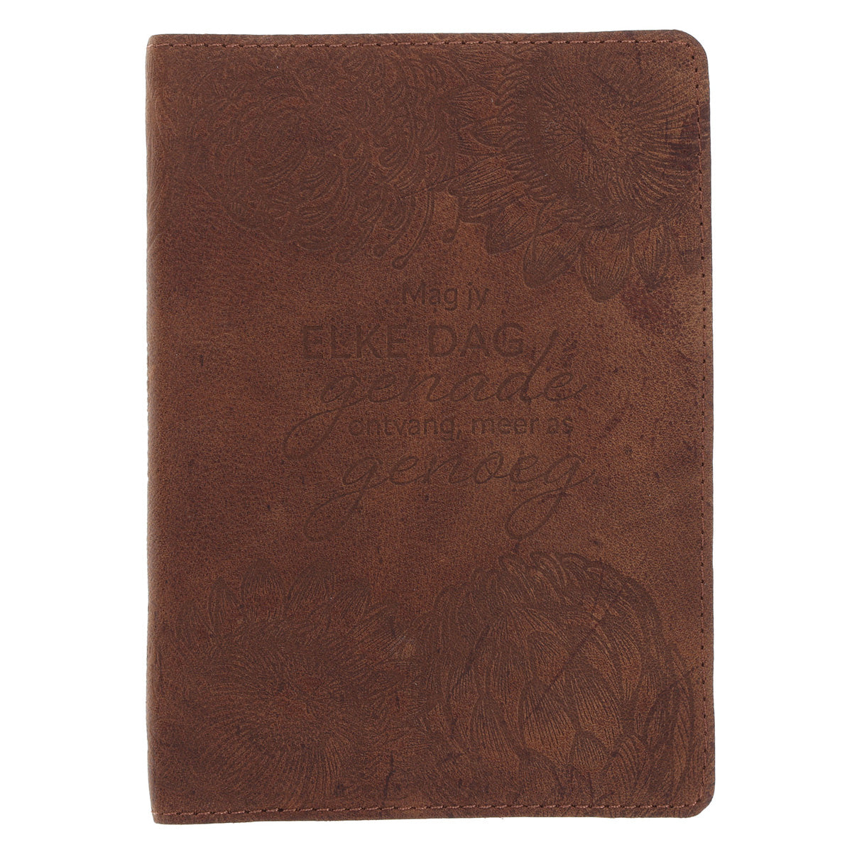Mag Jy Elke Dag Genade Ontvang Afrikaans Handy-Sized Genuine Leather J ...
